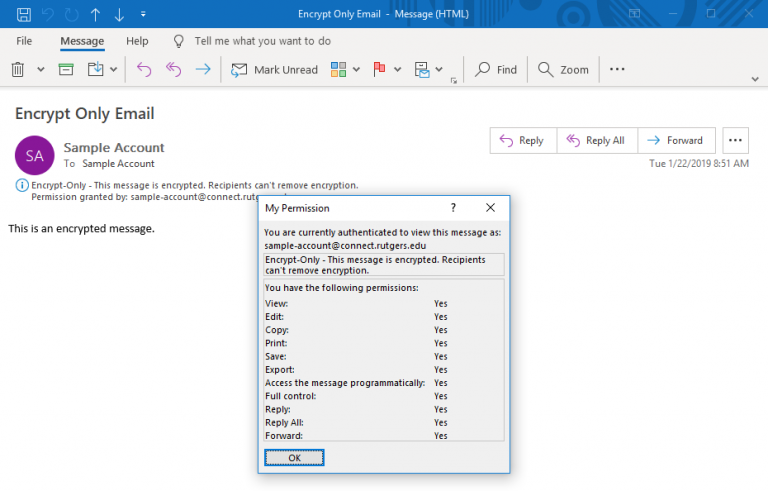 Rutgers Connect features: email protection - Information Technology