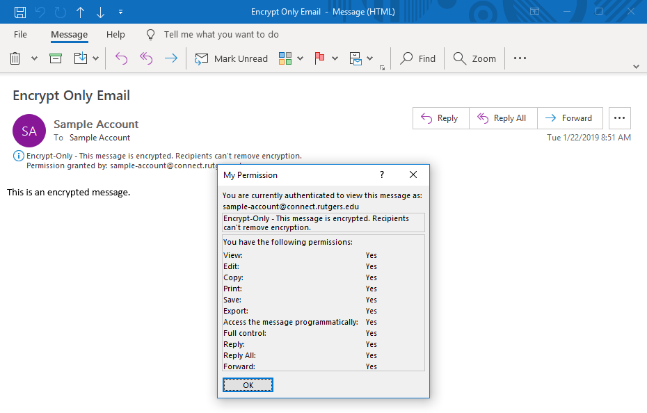 Rutgers Connect features: email protection - Information Technology