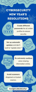 Infographic: Cybersecurity resolutions for the new year - Information Technology